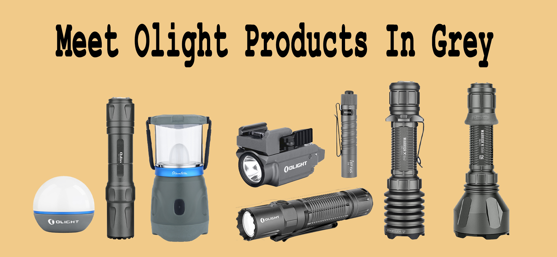Olight Colour Series—Torches In Grey Are Irresistable