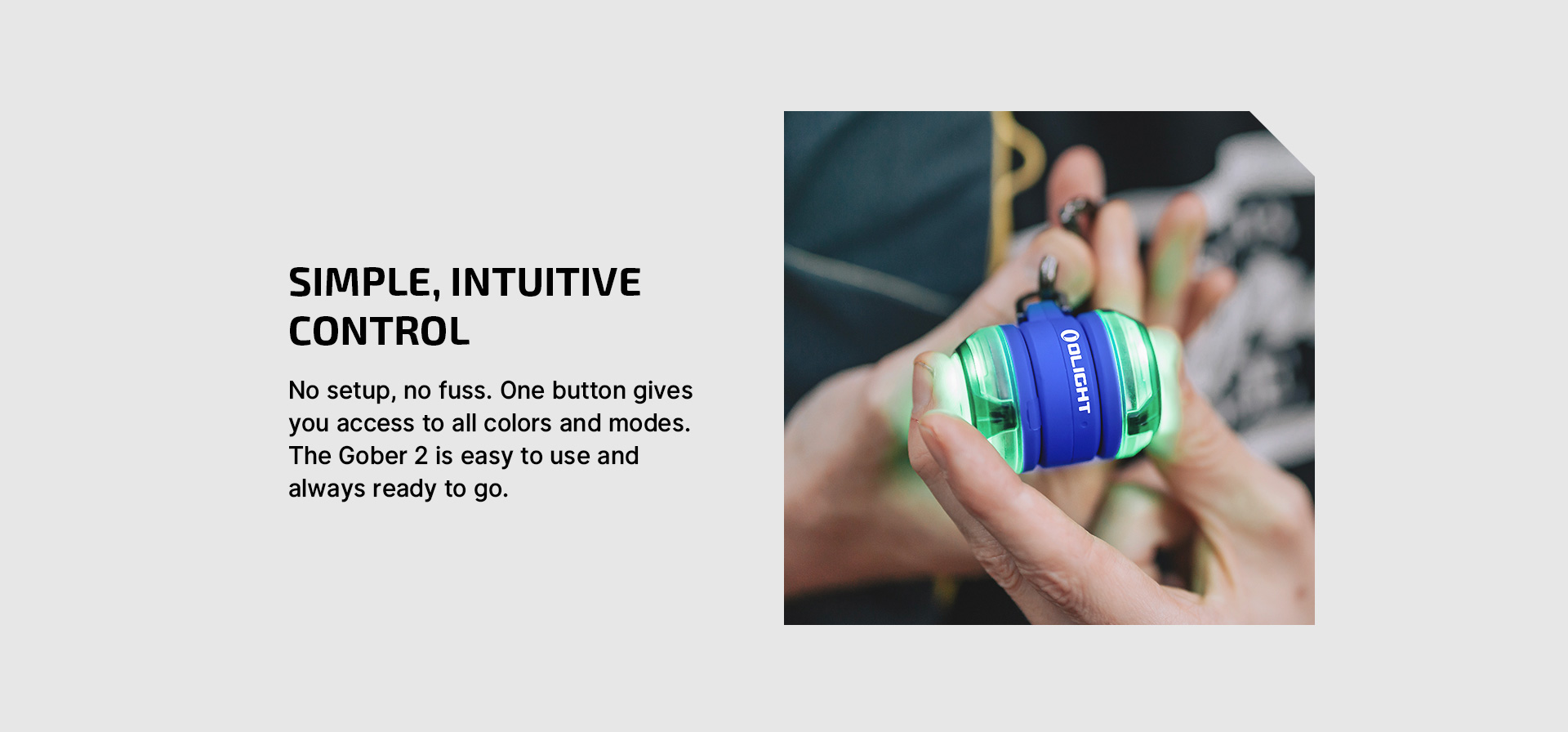 Olight Gober 2 - Rechargeable Easy Clip Reflective Safety Light ...