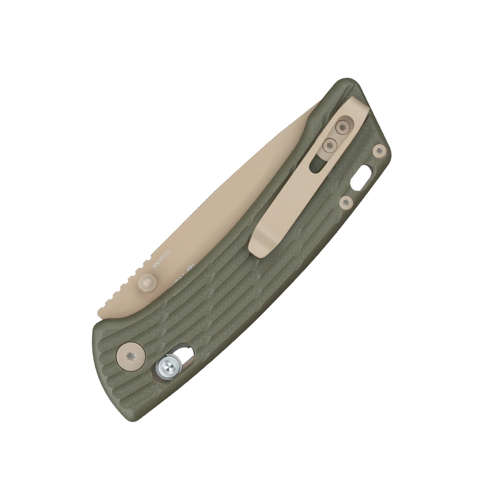 Olight Heron R1 Axis Lock Folding Pocket Knife with Cerakote-Coated D2 ...
