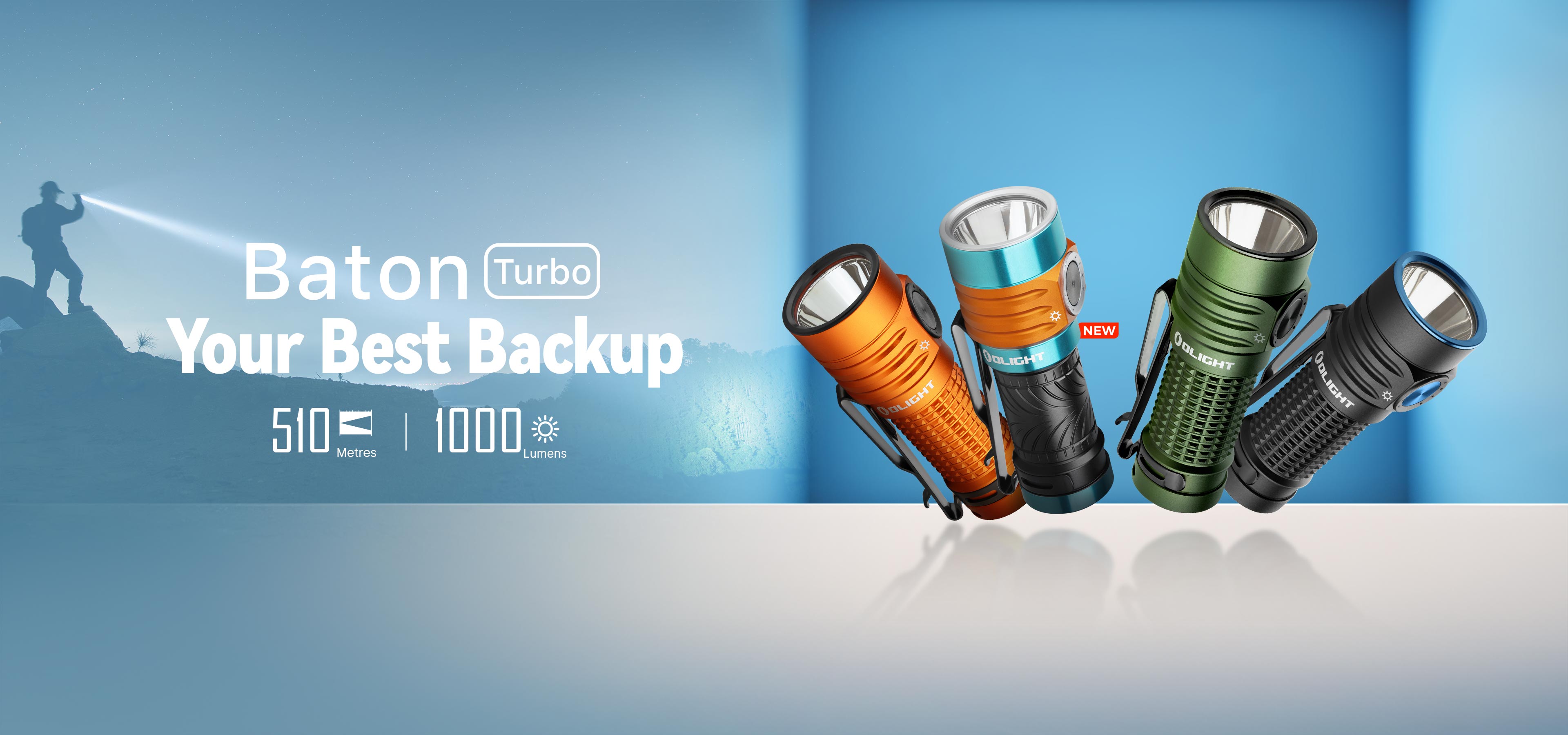 Olight Baton Turbo - Rechargeable Multiple Powerful Torch - Olight ...
