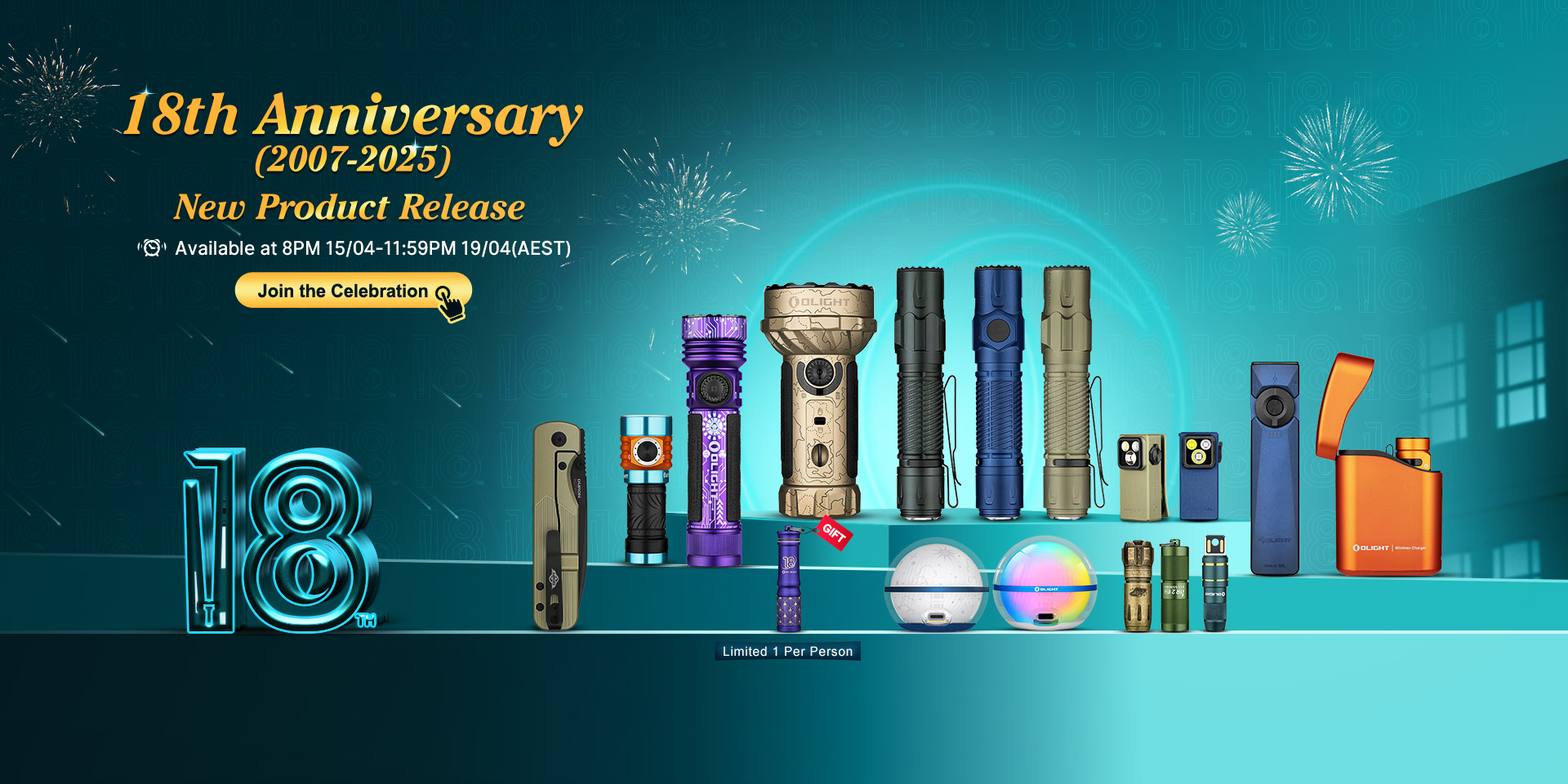 Everything You Need to Know about Olight’s 18th Anniversary Sale!