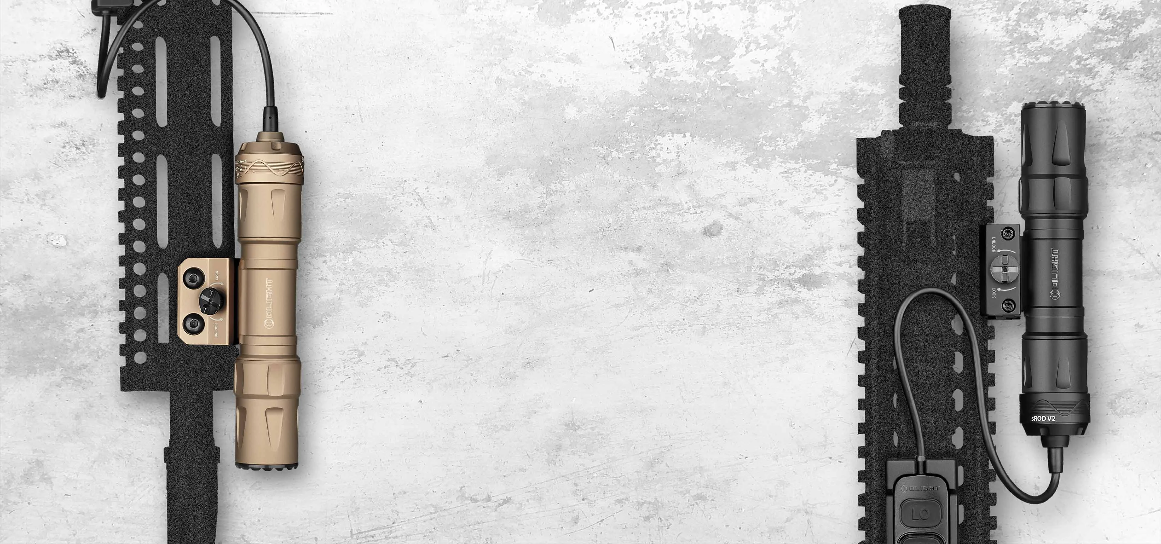 Olight Odin S 1500 lumens Rechargeable LED Tactical Rail Mounted Light ...