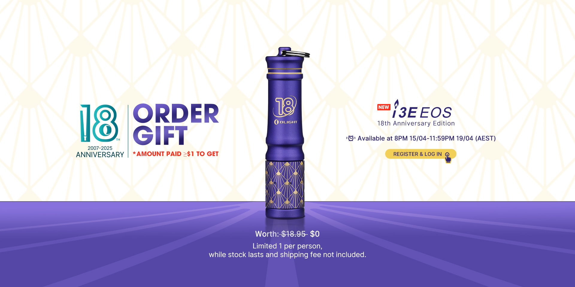 Everything You Need to Know about Olight’s 18th Anniversary Sale!