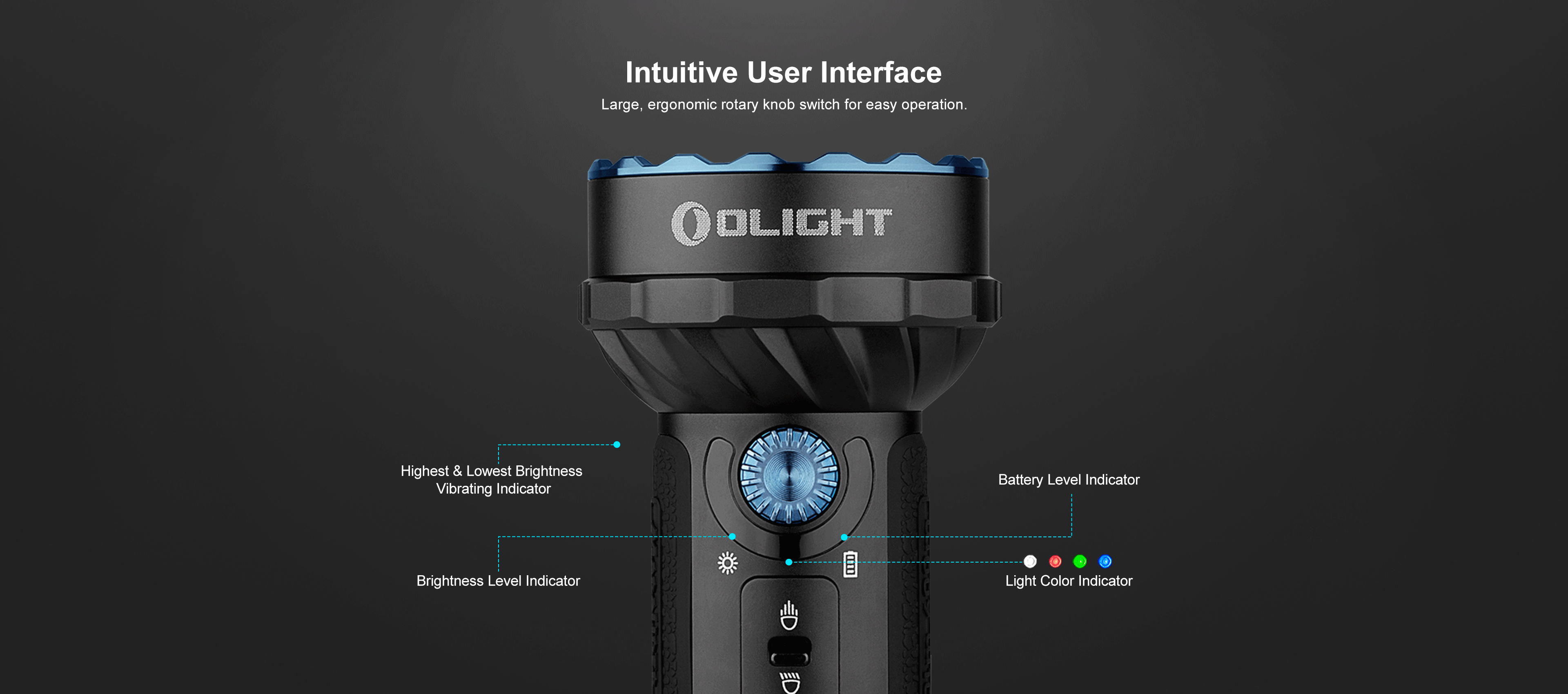 Marauder Mini 7000lm RGB Torch: Flood & Spot Beam - Olight Australia