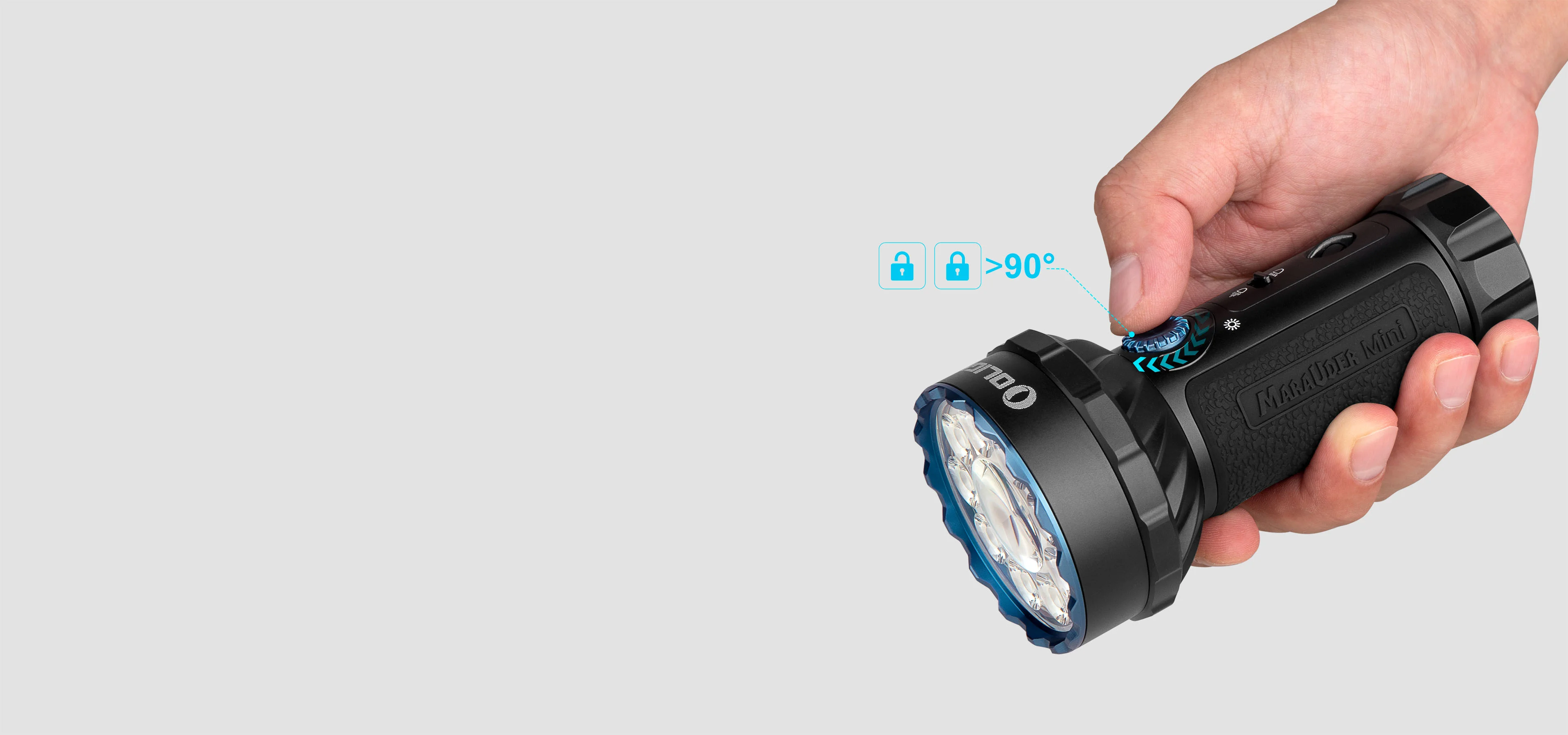 Olight Marauder Mini - RGB LED Torch - Brightest EDC Flashlight ...