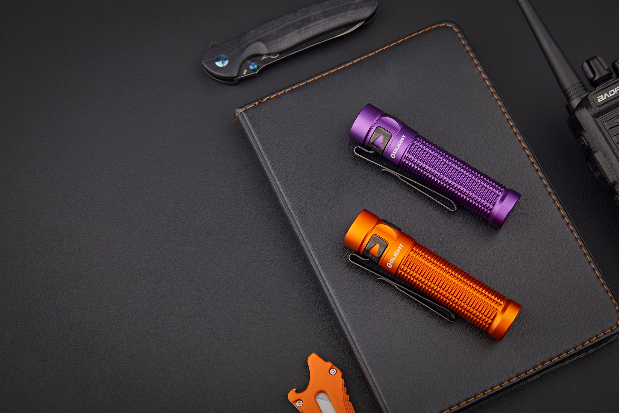 Olight Baton 3 Pro 1500 Lumens Long-Lasting Flashlight USB Rechargeable ...
