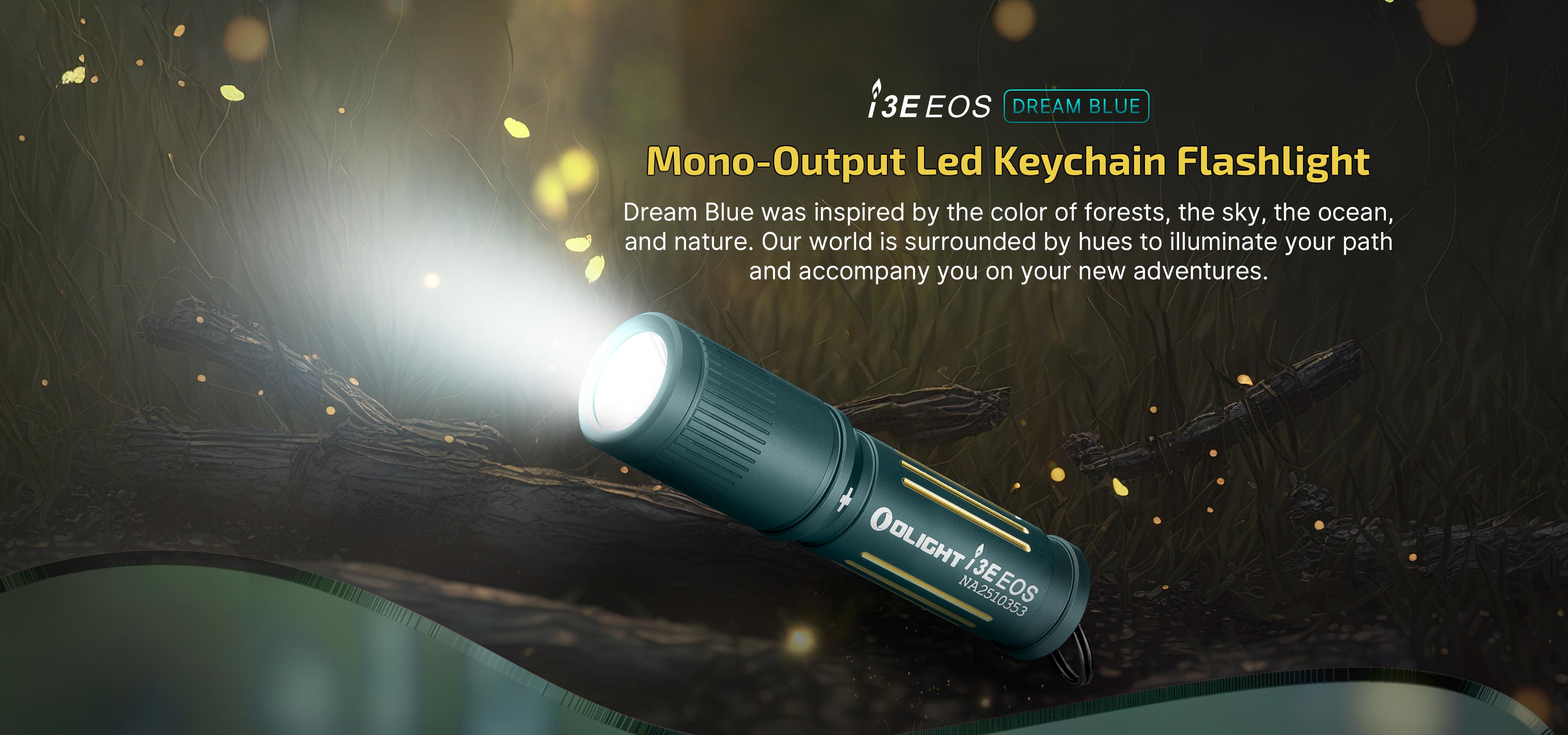Olight I3E EOS Keyring Keychain Flashlight 90 Lumens Compact AAA ...