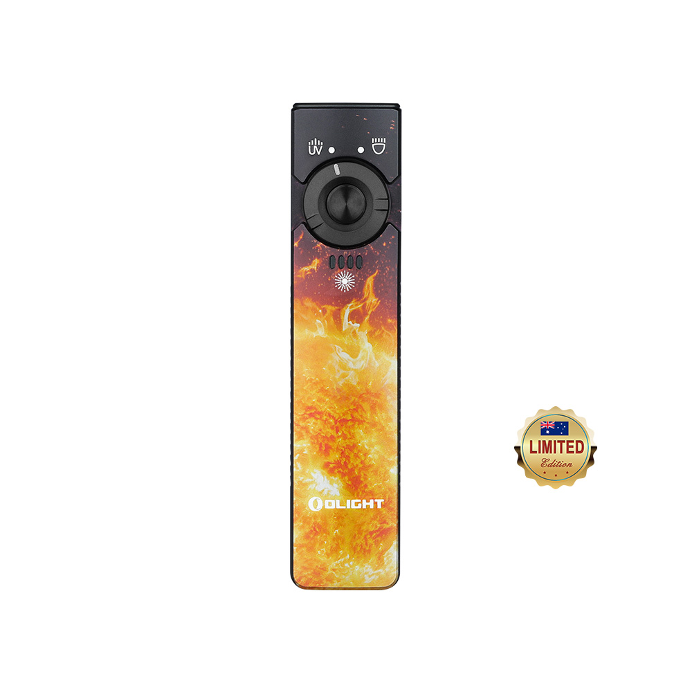 Olight Arkfeld UV Sunburst 365nm UV Flashlight Ultra Thin Magnetic Base ...