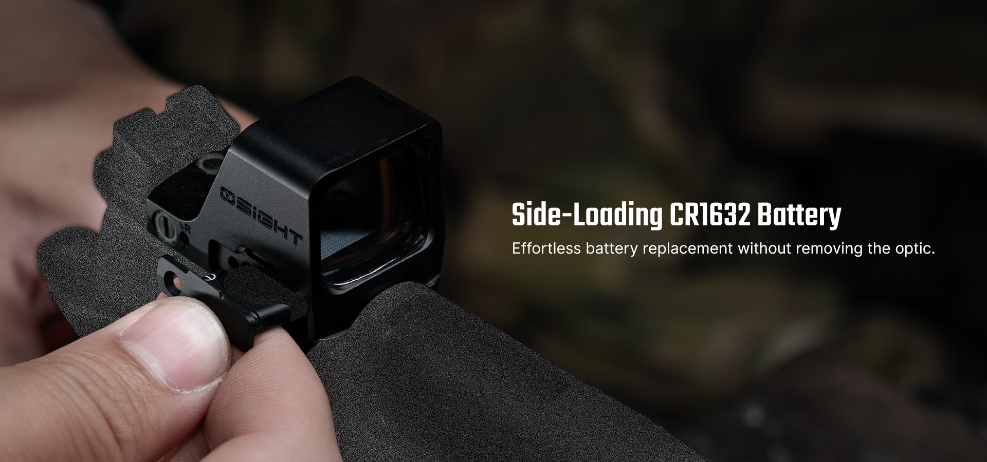 Osight C Red Dot Sight Multi-Coated Lens Enhanced Clarity Motion Sensor ...