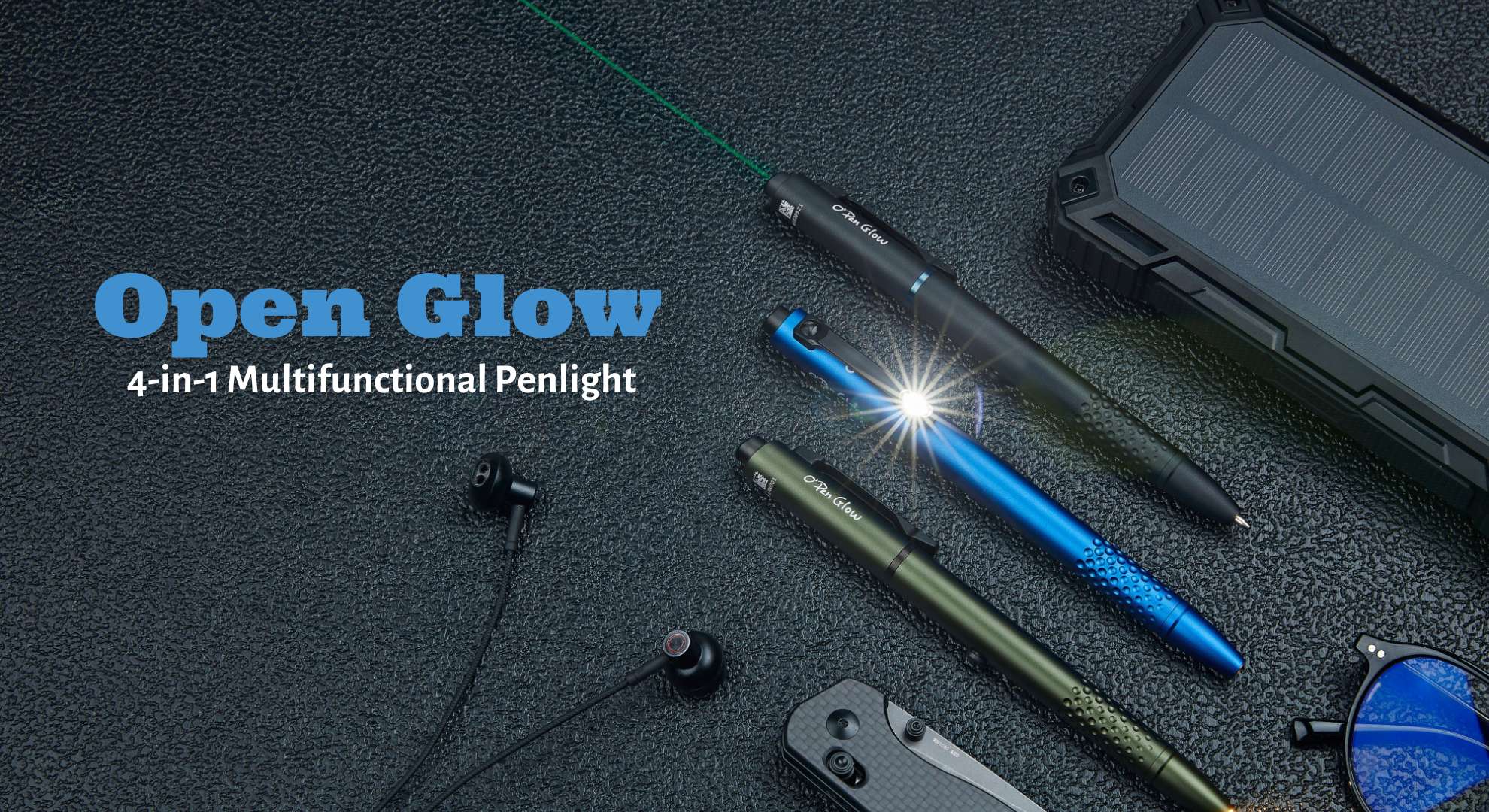 Modern Convenience: The Open Glow EDC Pen with Fashionable Charging ...