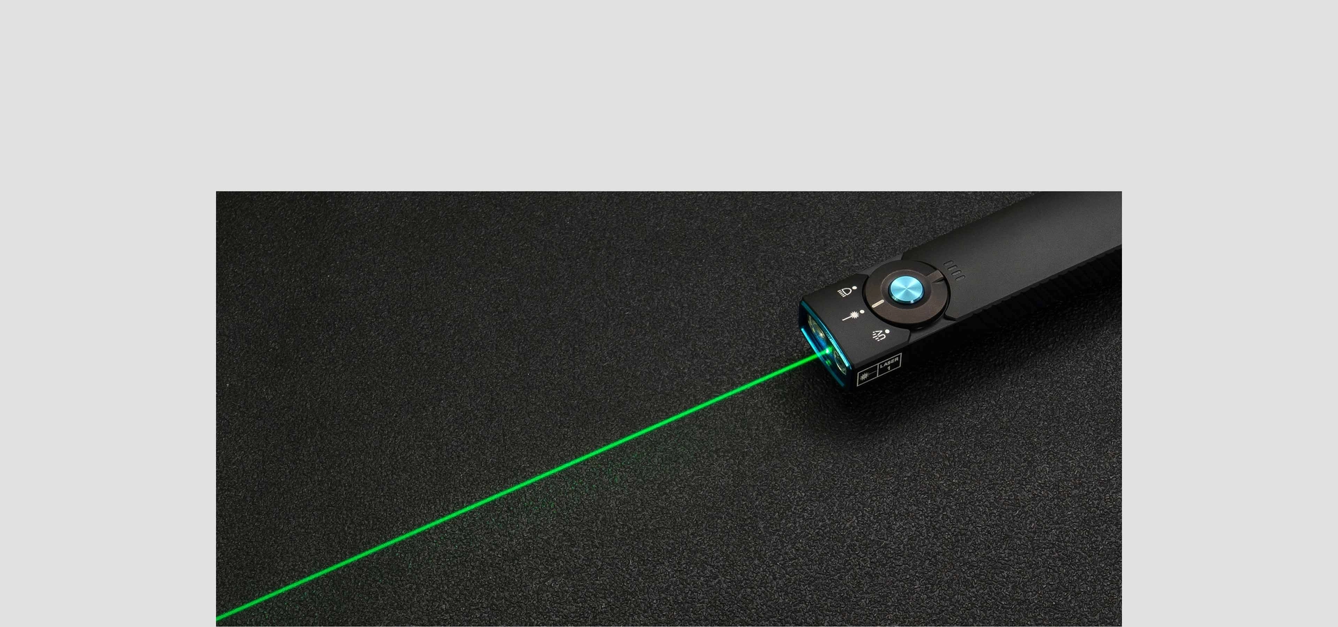 Arkfeld Pro EDC Flashlight Rechargeable Green Laser UV 3in1 Light ...