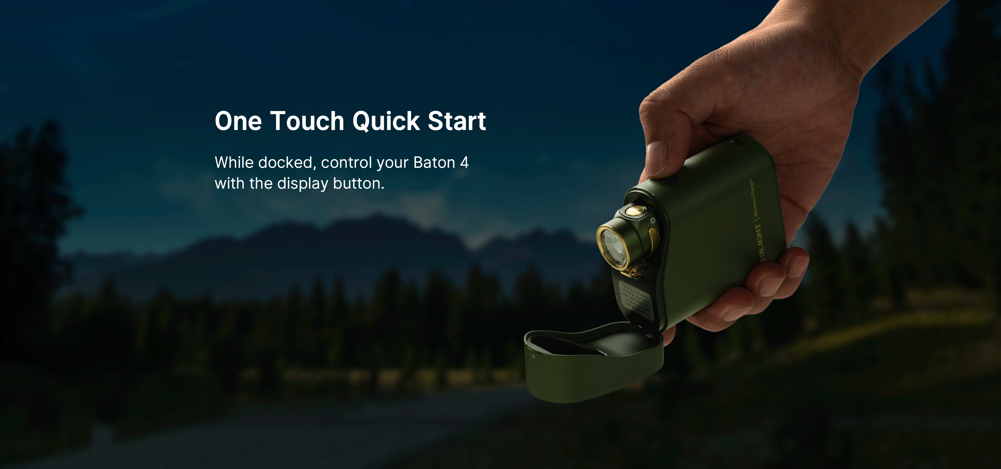 Olight Baton 4 Premium Edition - Rechargeable EDC Torch With Charging ...