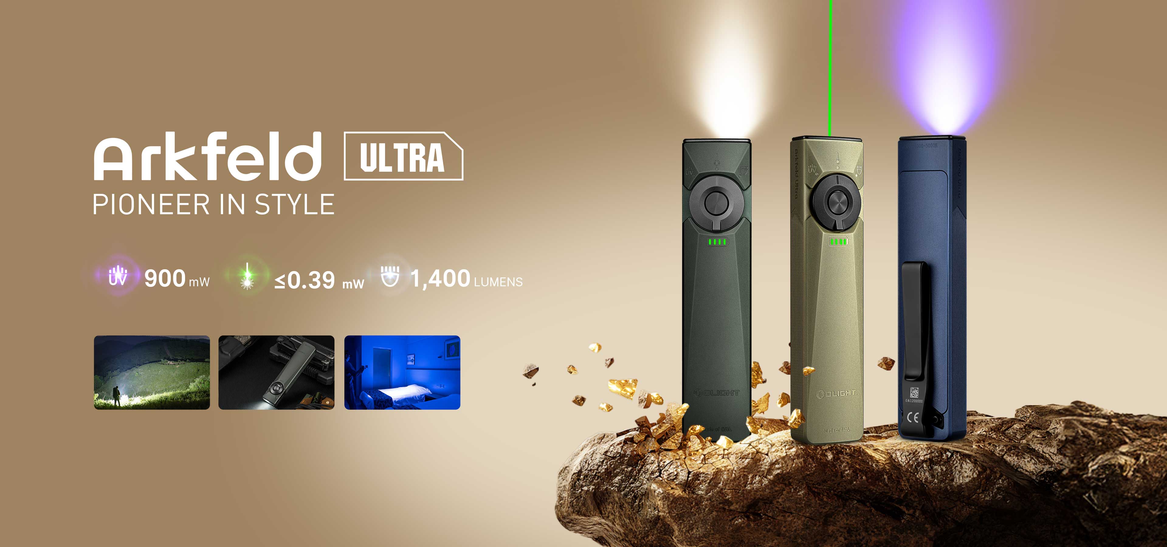Olight Arkfeld Ultra - Pocket Torch - Olight Australia