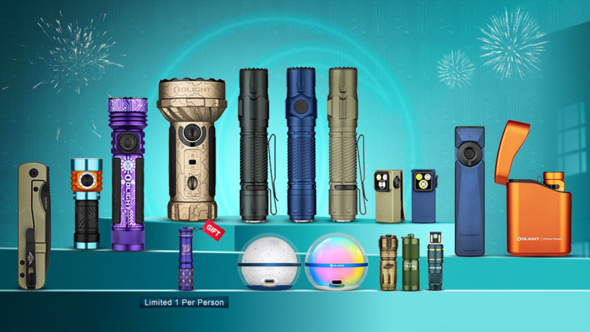 Explore Olight’s Special 18th Anniversary Releases
