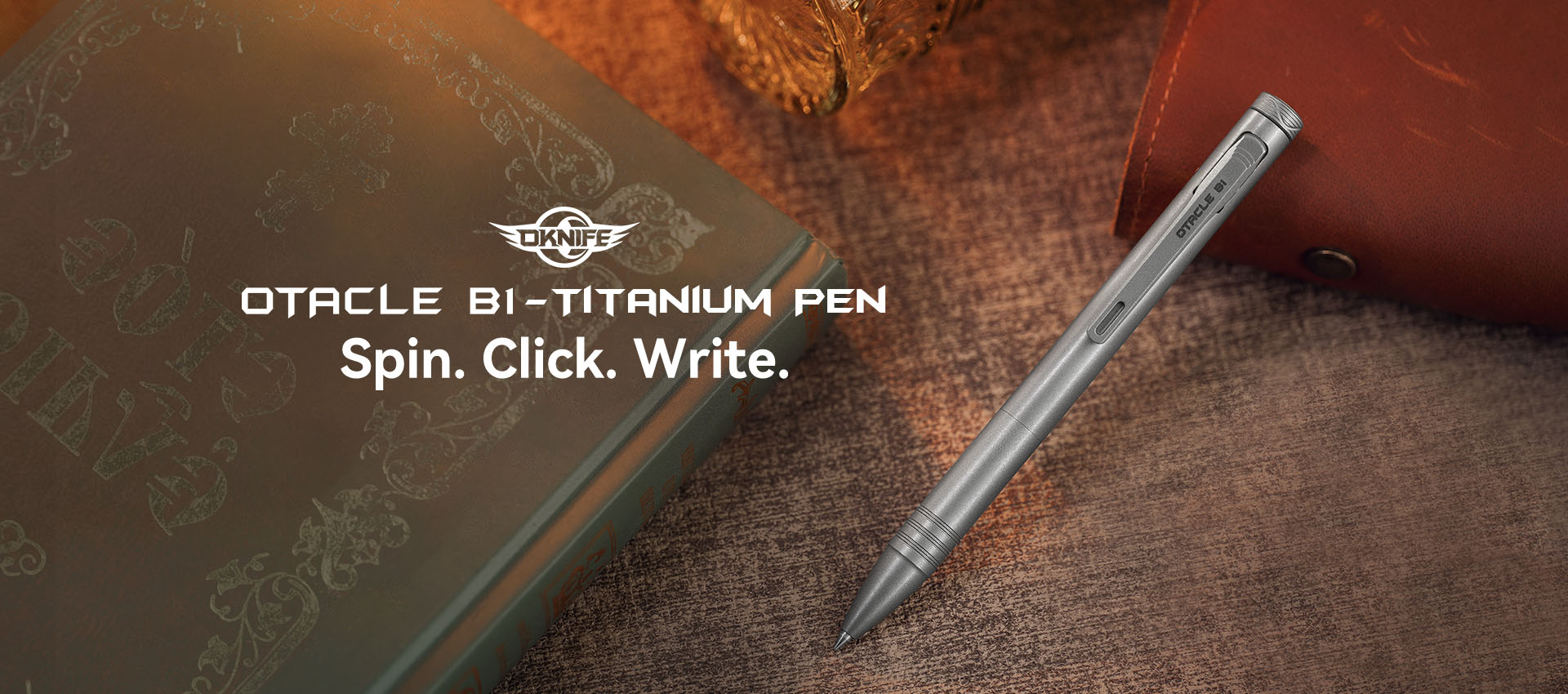 Olight Otacle B1 Titanium Ballpoint Pen - Olight Australia