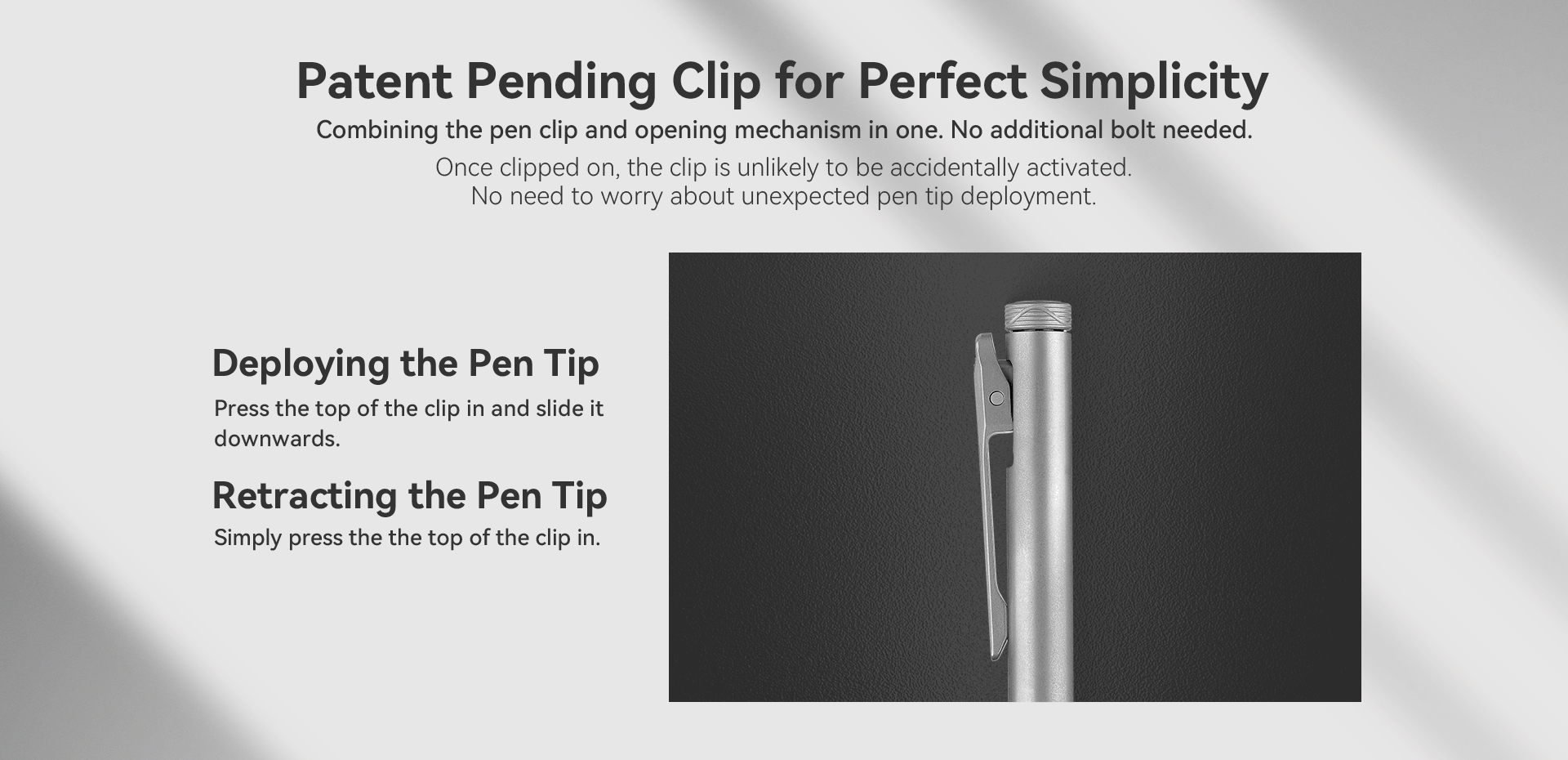 Olight Otacle B1 Titanium Ballpoint Pen - Olight Australia