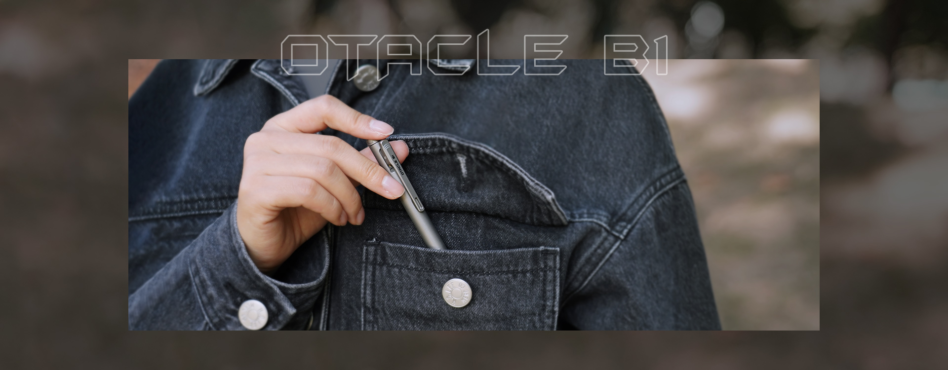 Olight Otacle B1 Titanium Ballpoint Pen - Olight Australia