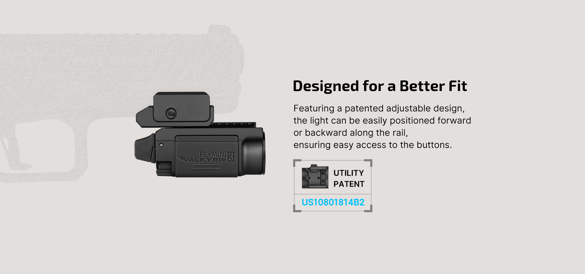 Olight PL-MINI 3 Valkyrie -Tactical Rail Mounted Light - Olight Australia