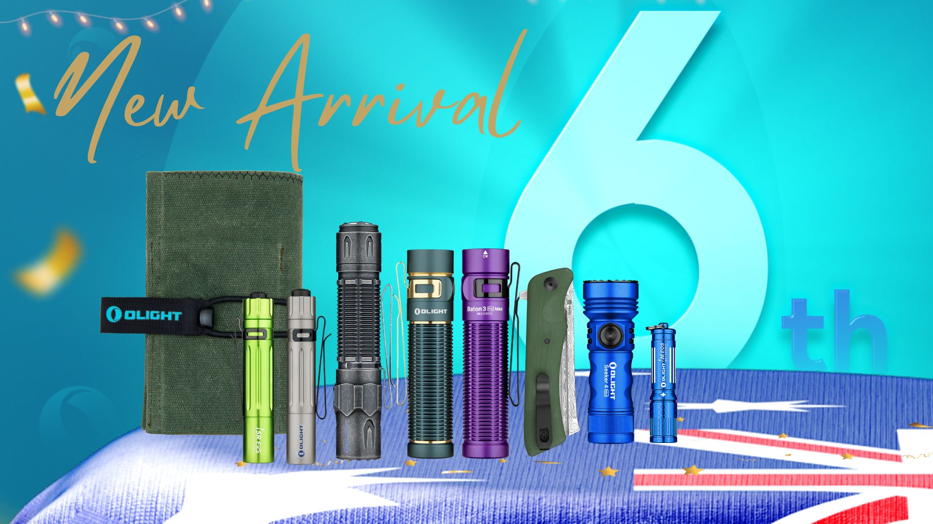 Olight AU 6th Anniversary New Arrival - Nine new products!