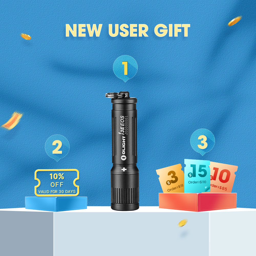 Olight I3E Black Keychain Light | Mini Flashlight Keychain- Olight ...